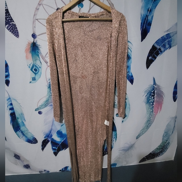 Sweaters | Rose Gold Cardigan | Poshmark